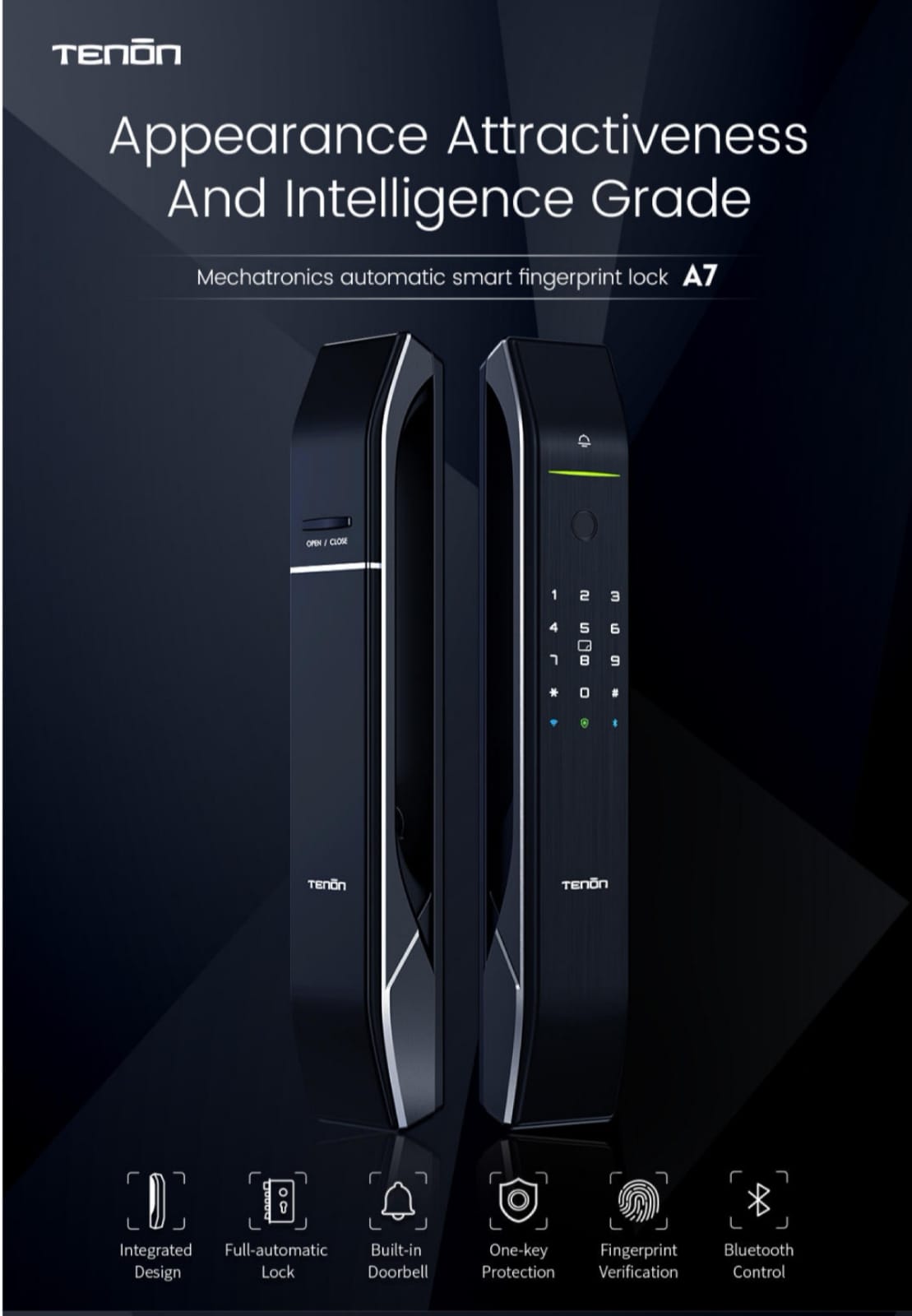 Tenon A7 Smart Lock – QuantumX Smart Home